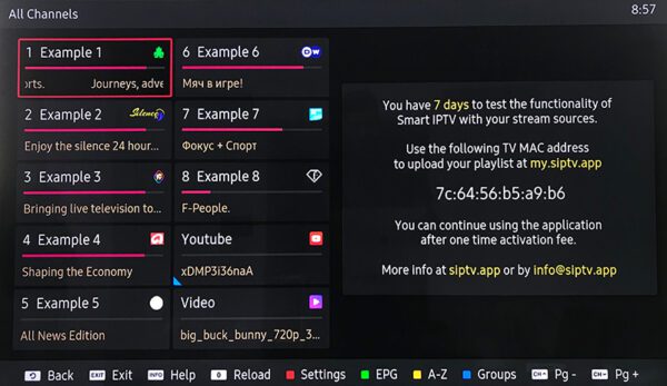How to setup IPTV on Smart TV via SIPTV app? - Knowledgebase - GENIPTVPro